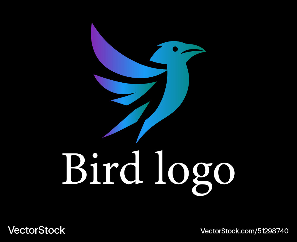 Bird logo Royalty Free Vector Image - VectorStock