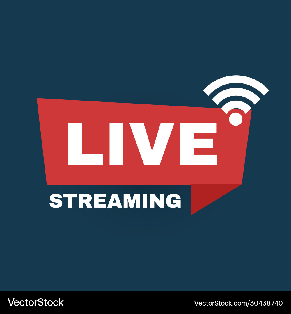 Live Streaming Logo - Modern Stream Royalty Free Vector