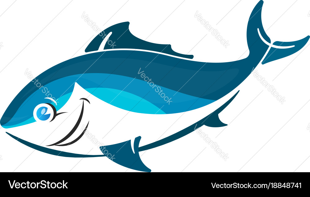 Fish funny Royalty Free Vector Image - VectorStock