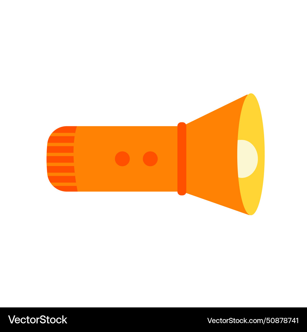 Flashlight Royalty Free Vector Image - VectorStock