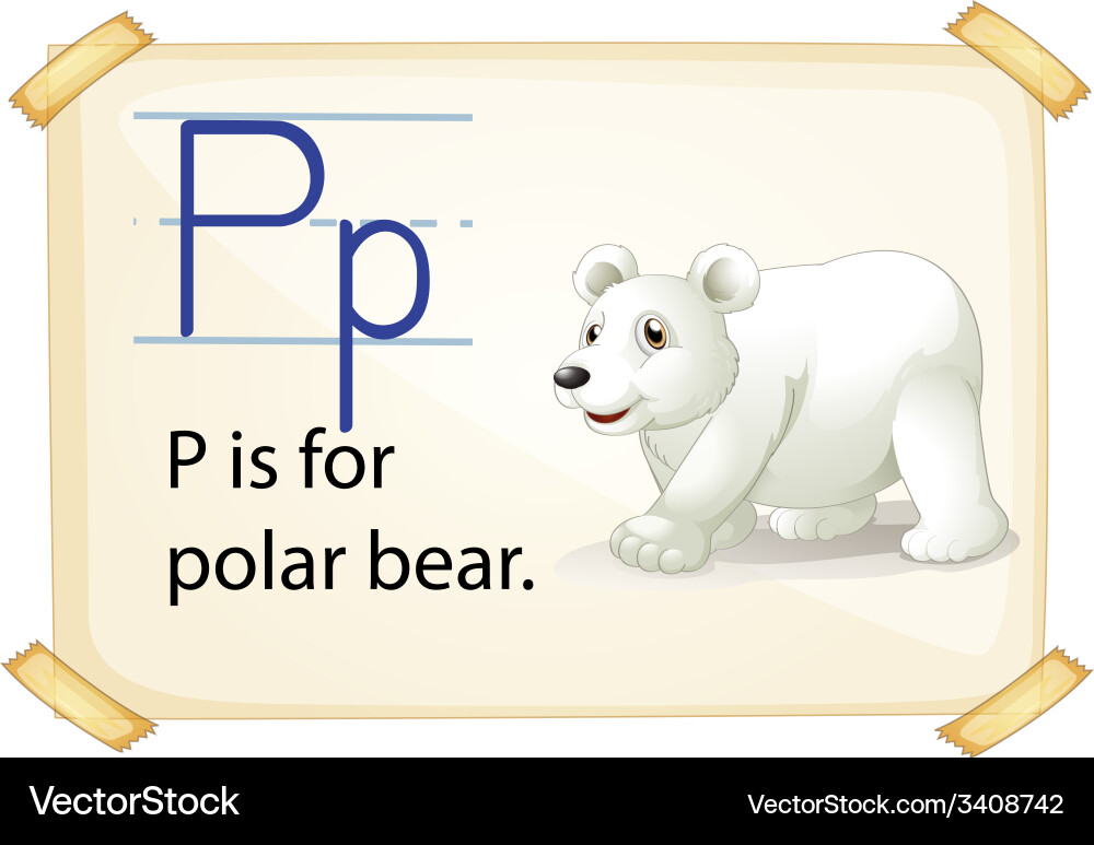 Letter p Royalty Free Vector Image - VectorStock