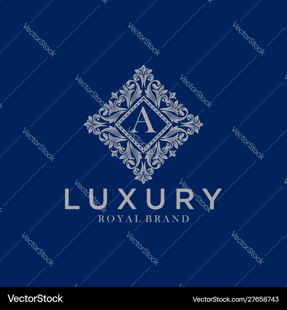 Elegant luxury logos Royalty Free Vector Image