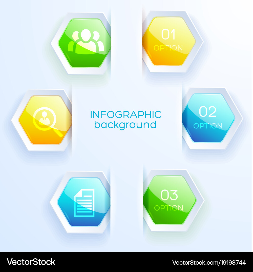 Business infographic paper background Royalty Free Vector