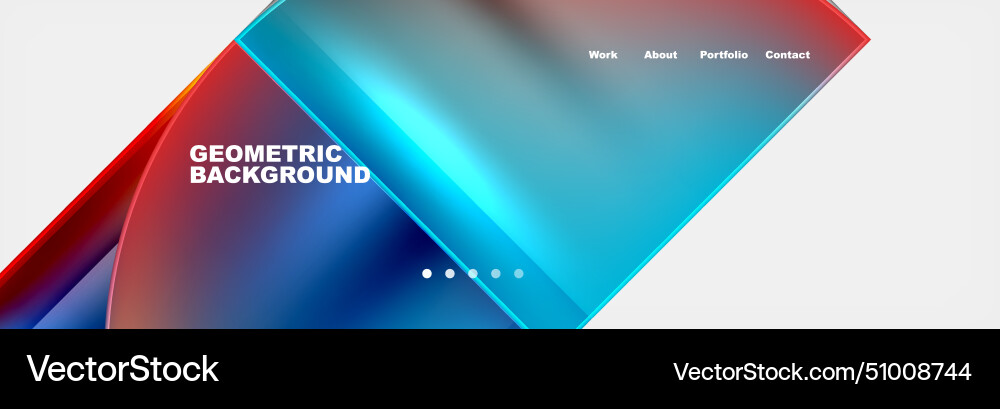 Fluid blue and magenta liquid pattern on a blurred