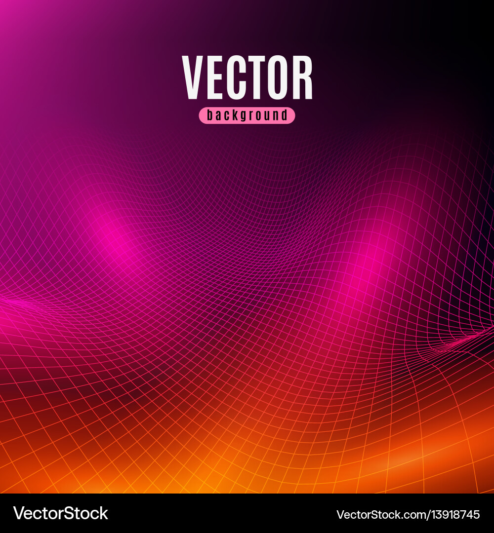 3d mesh background Royalty Free Vector Image - VectorStock