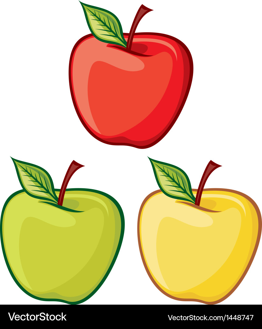 Apples Royalty Free Vector Image - VectorStock