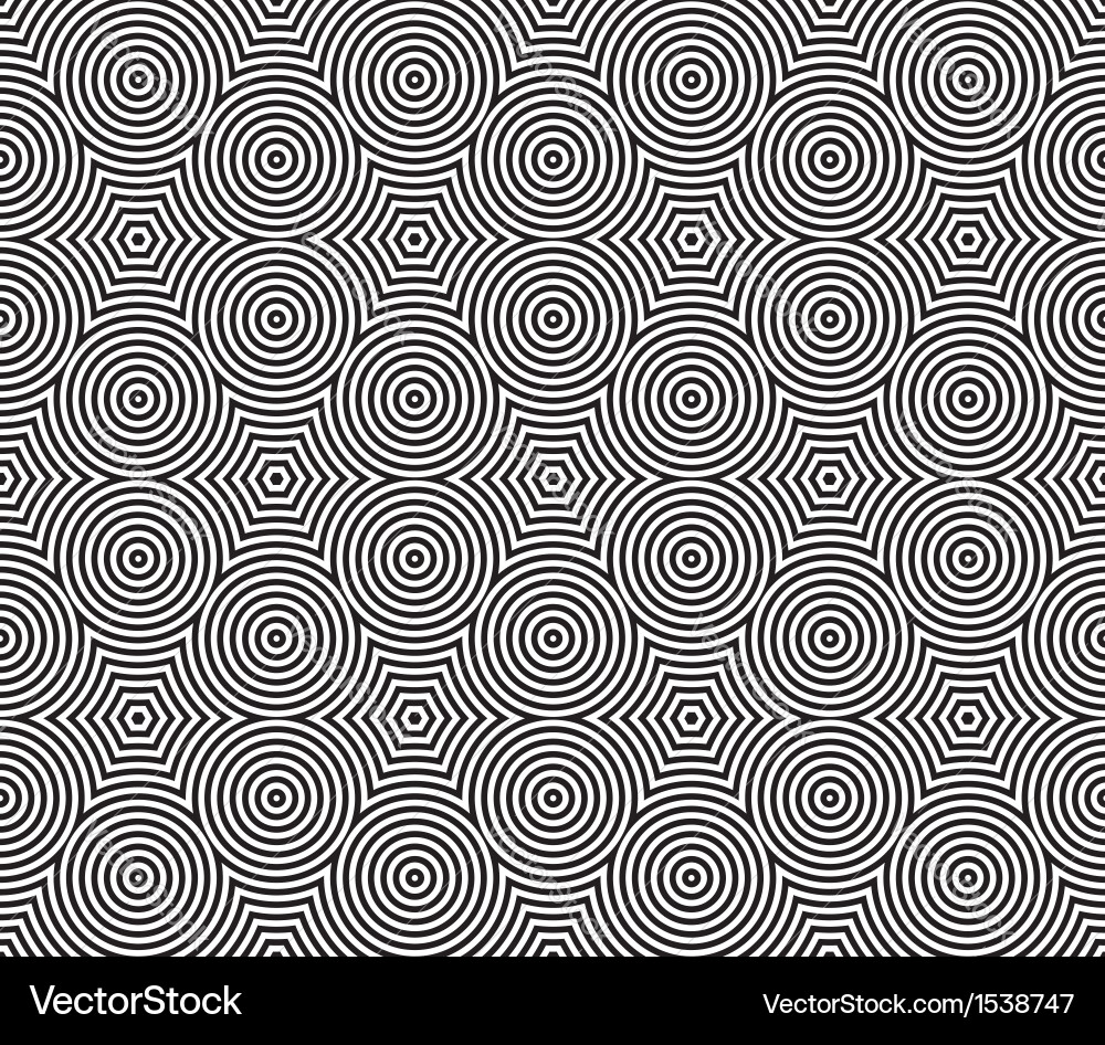 Hypnotic Circular Psychedelic Pattern Royalty Free Vector