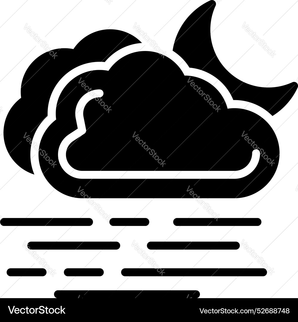 Fog icon Royalty Free Vector Image - VectorStock