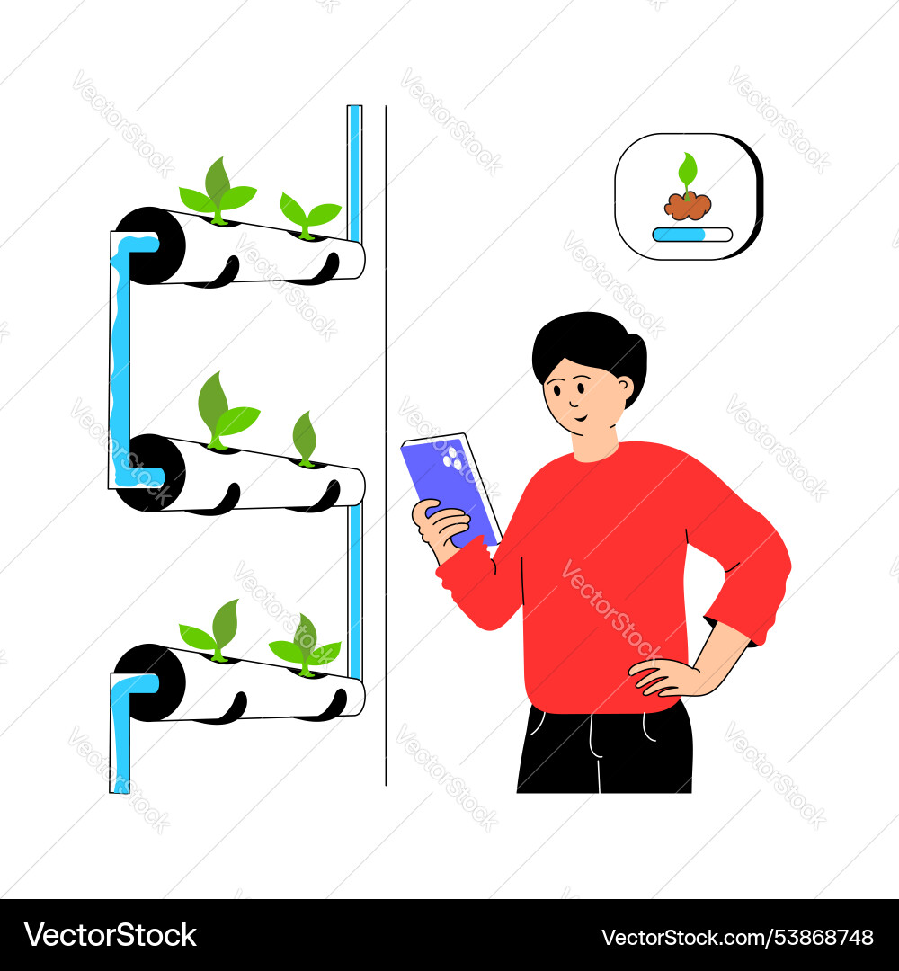 Vertical farming Royalty Free Vector Image - VectorStock