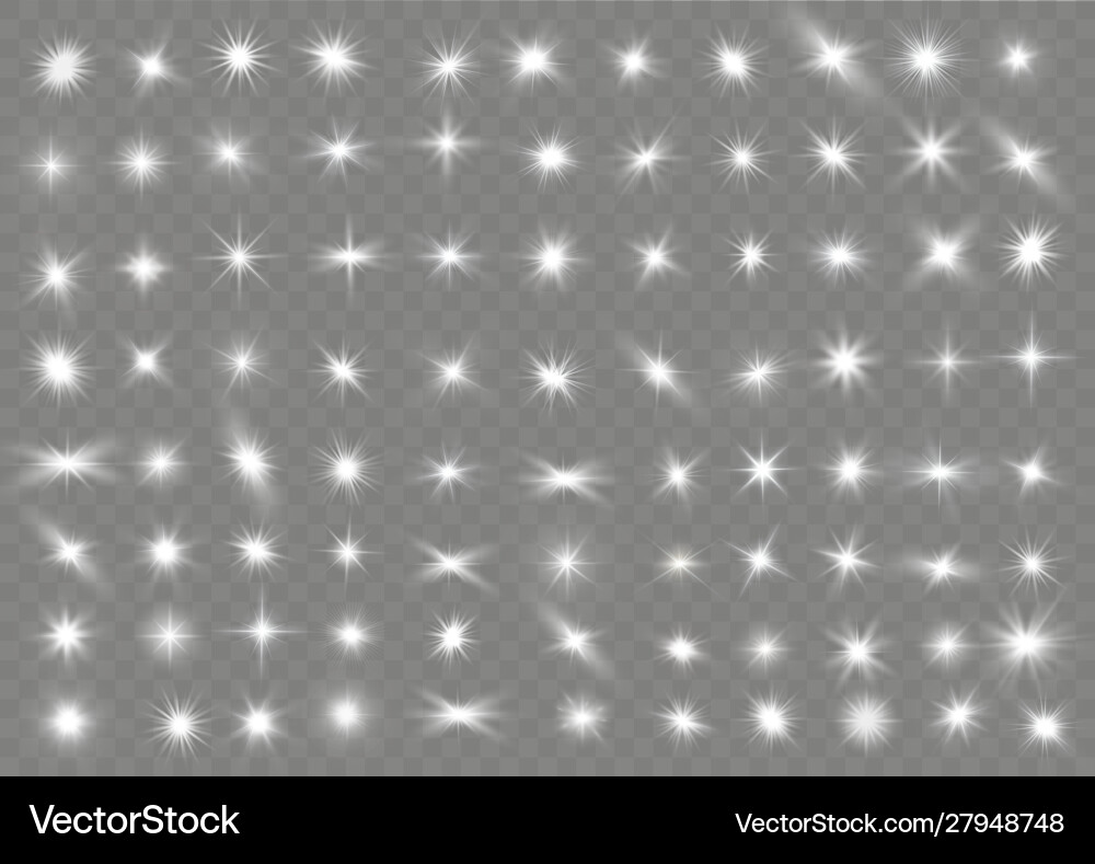 White bright star Royalty Free Vector Image - VectorStock