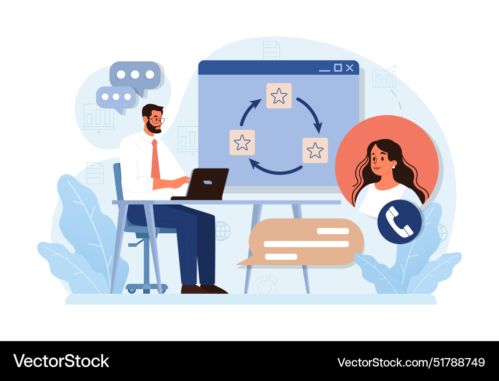 Customer feedback consumers reviews public Vector Image