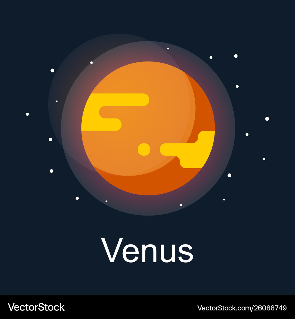 Planet solar system Royalty Free Vector Image - VectorStock