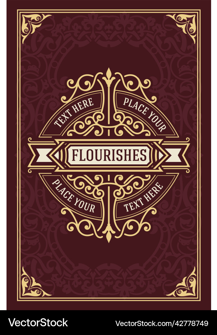 Western card with vintage style Royalty Free Vector Image