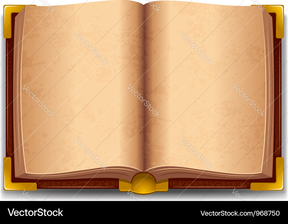 Antique Leather Book Royalty Free Vector Image