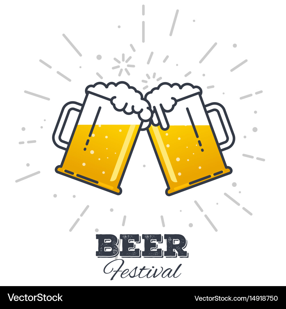 Beer festival icon Royalty Free Vector Image - VectorStock