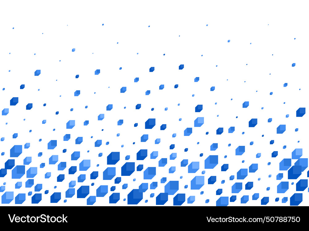 Cube Pattern Background Geometric Abstract 3d Vector Image