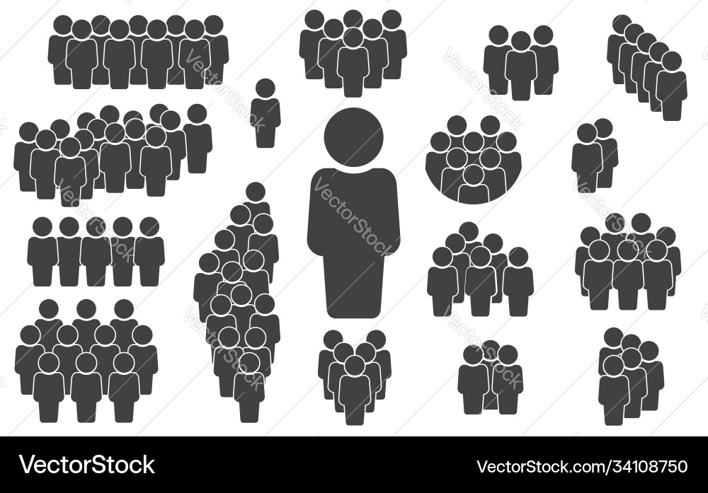 Groups business team people Royalty Free Vector Image