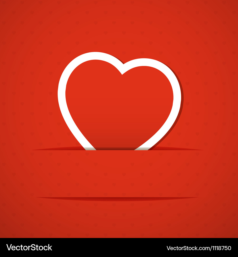 Heart background Royalty Free Vector Image - VectorStock