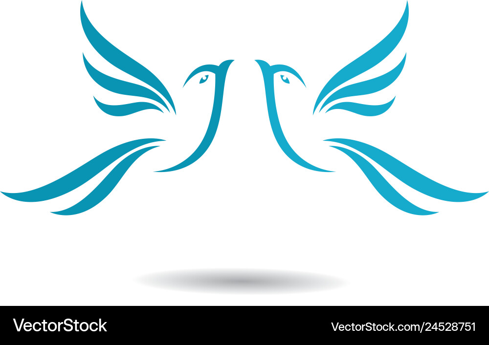 Dove icon Royalty Free Vector Image - VectorStock