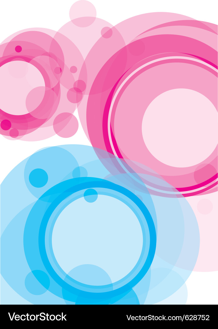 Abstract circles background Royalty Free Vector Image