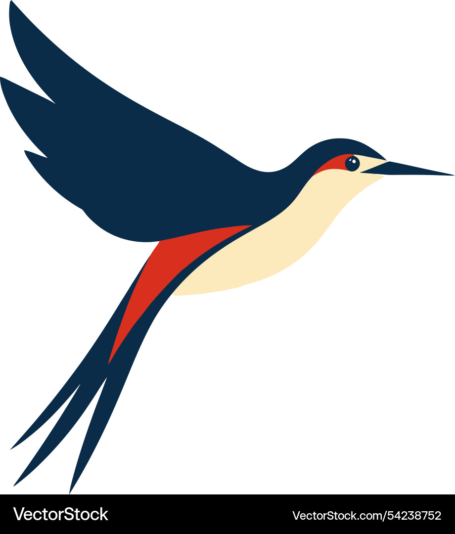 Bird art color collection Royalty Free Vector Image