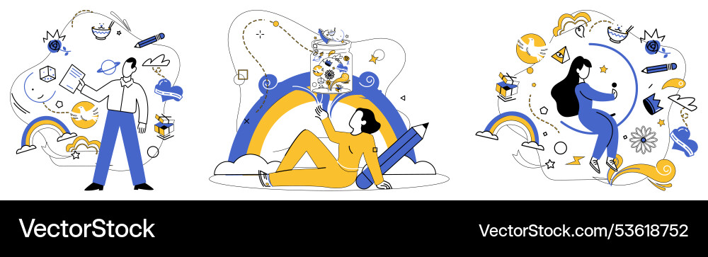 Innovation strategy mission-focused planning Vector Image