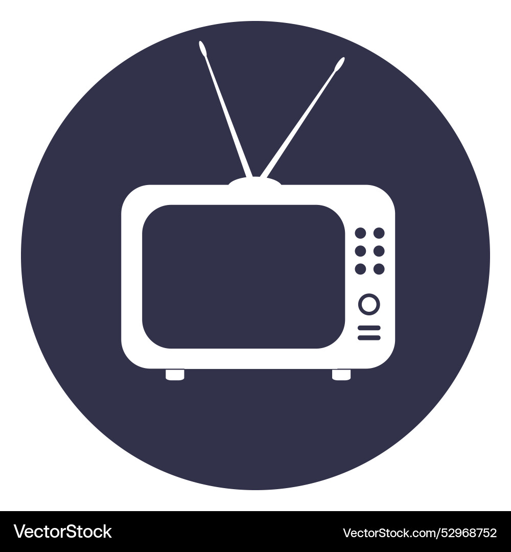 Tv logo Royalty Free Vector Image - VectorStock