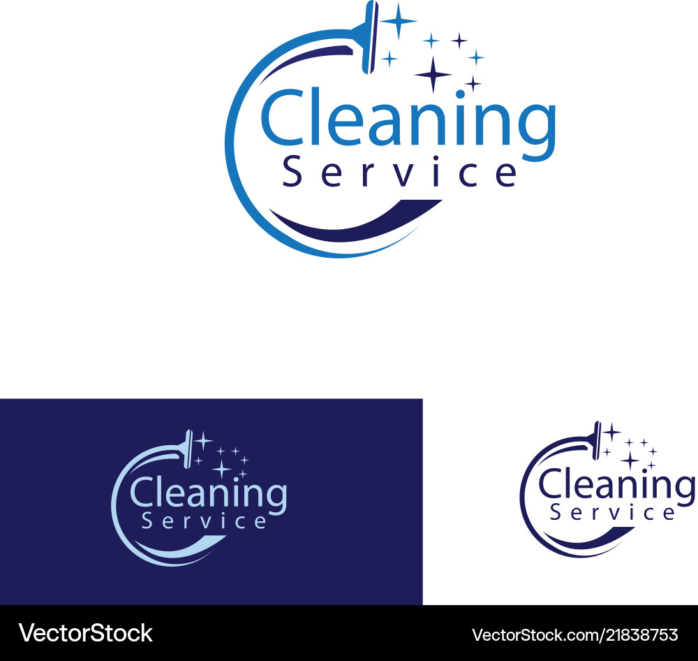 Clean Sweep Logo - Cleaning Service Royalty Free Vector