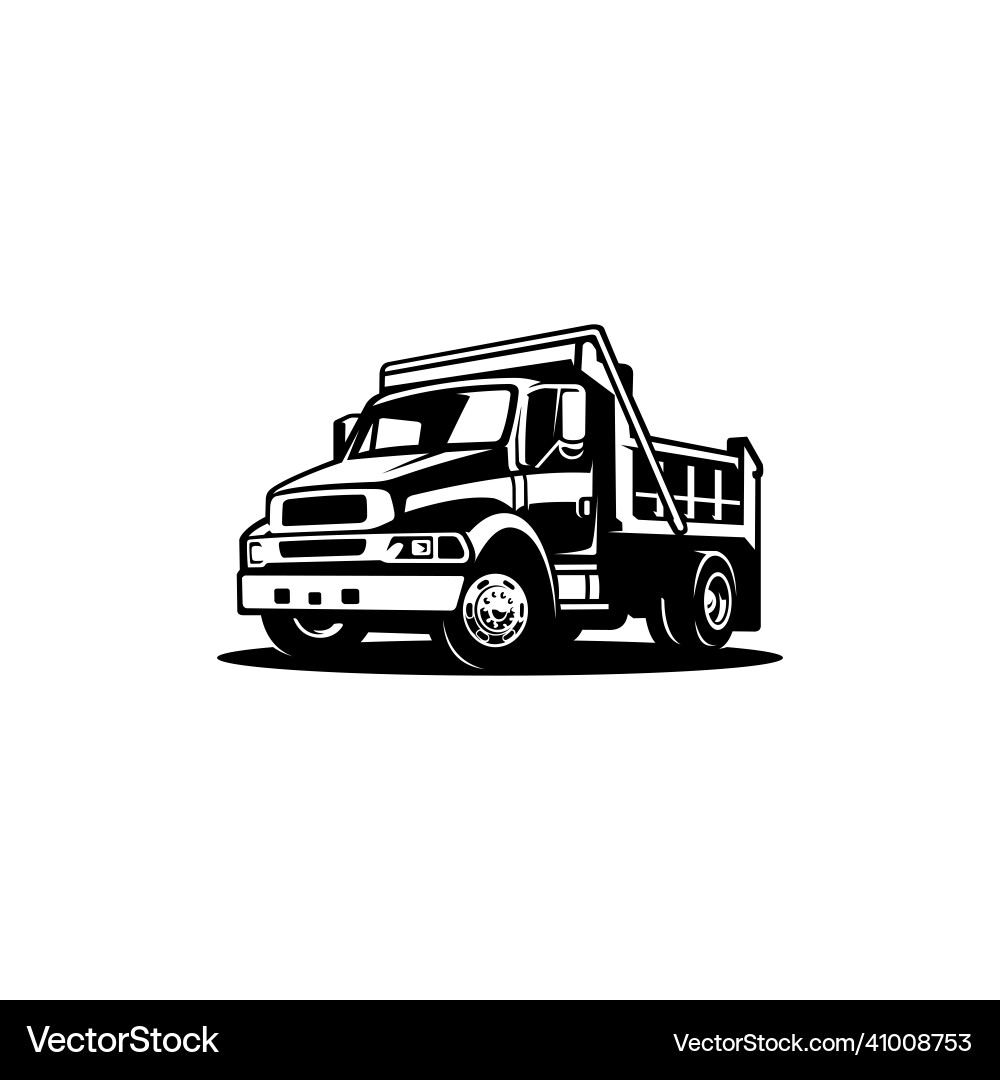 Dump truck Royalty Free Vector Image - VectorStock