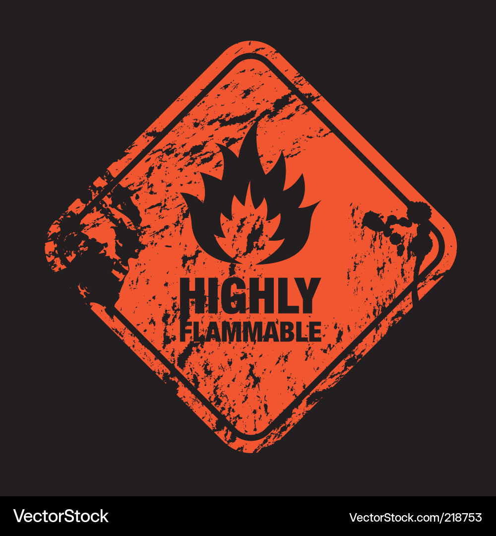 Fire sign Royalty Free Vector Image - VectorStock