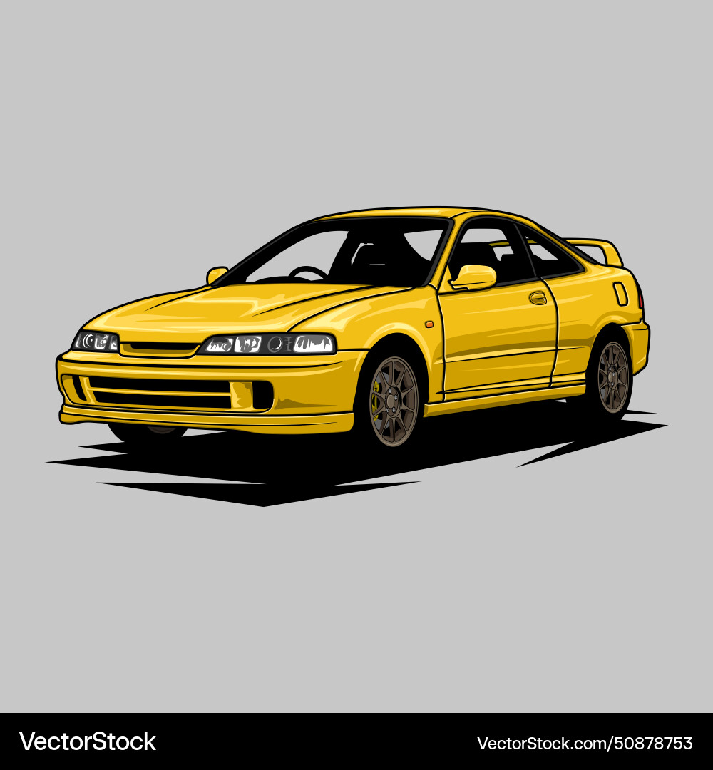 Integra dc2 Royalty Free Vector Image - VectorStock
