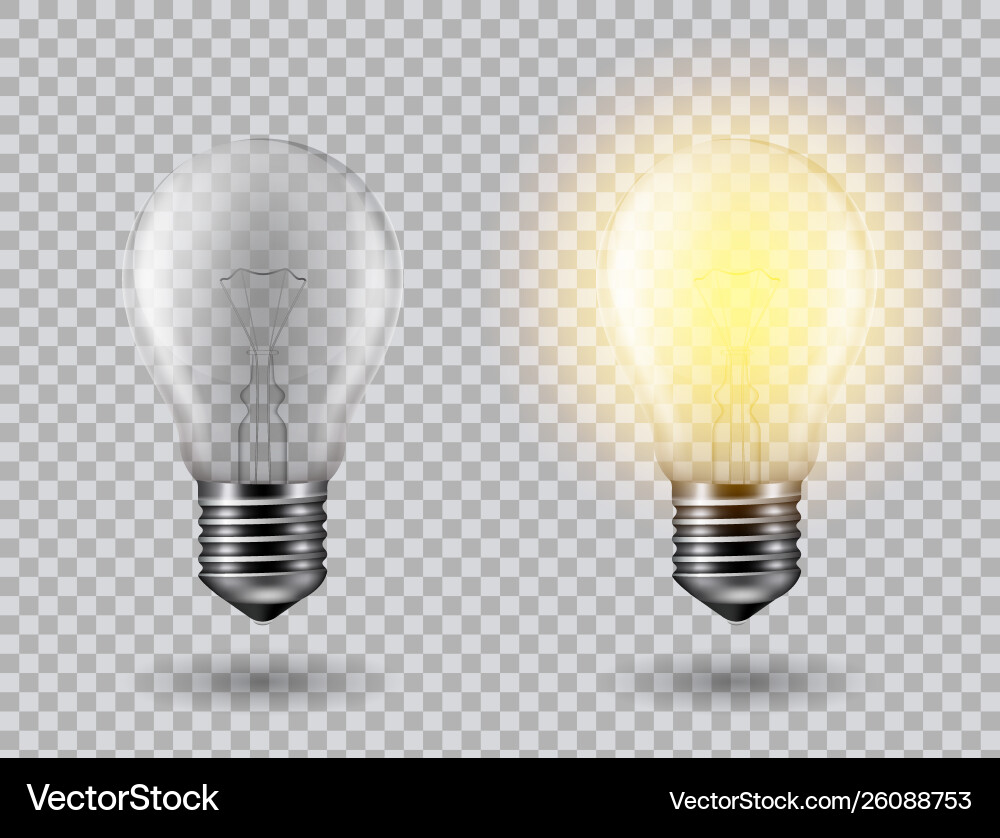 Light bulb Royalty Free Vector Image - VectorStock
