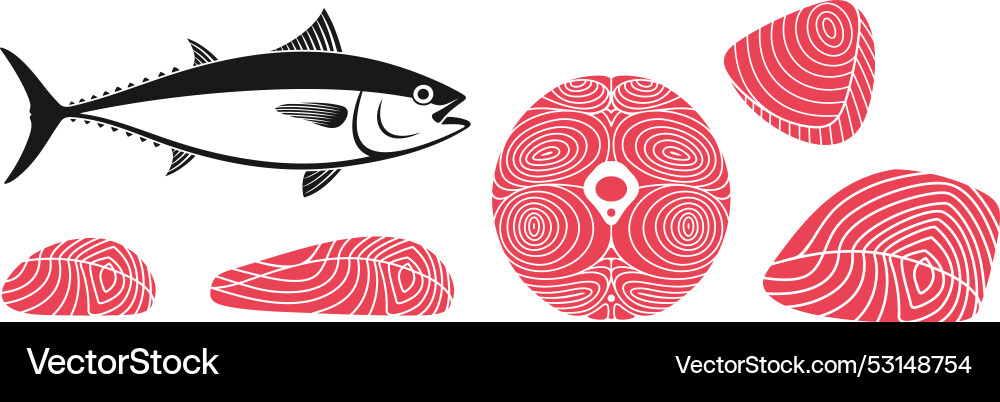 Tuna Royalty Free Vector Image - VectorStock