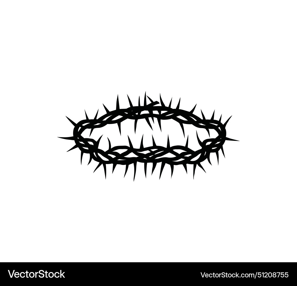 Crown of thorns lord jesus Royalty Free Vector Image