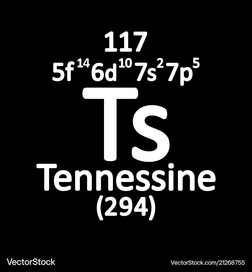 Tennessine Element Icon Vector Images (43)