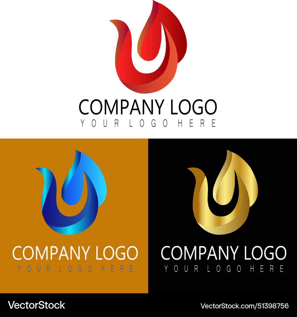 Abstract-element-logo-editable-design Royalty Free Vector