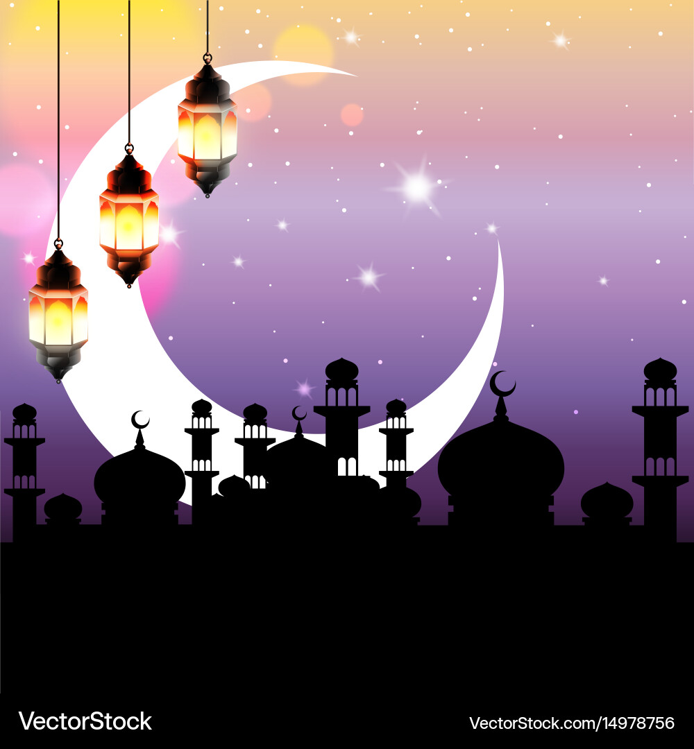 Arabian night Royalty Free Vector Image - VectorStock