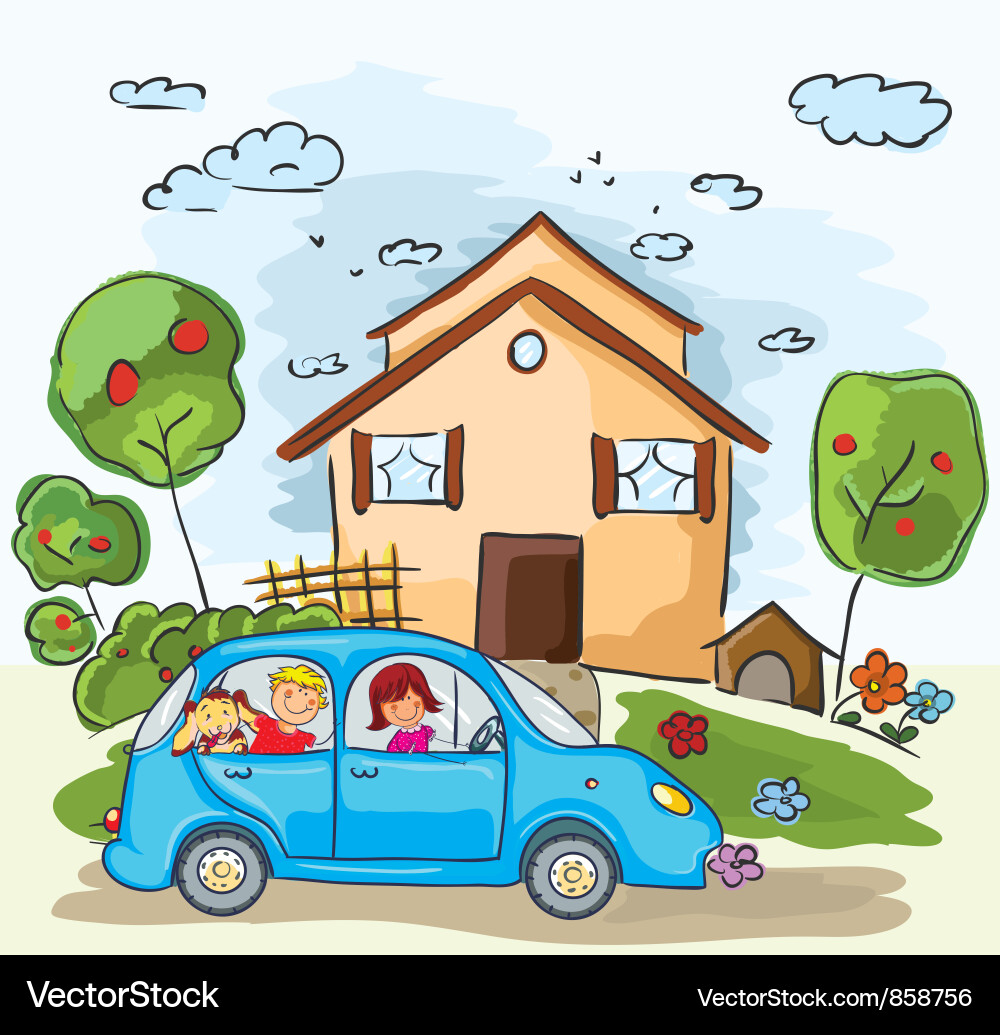 Cartoon background Royalty Free Vector Image - VectorStock