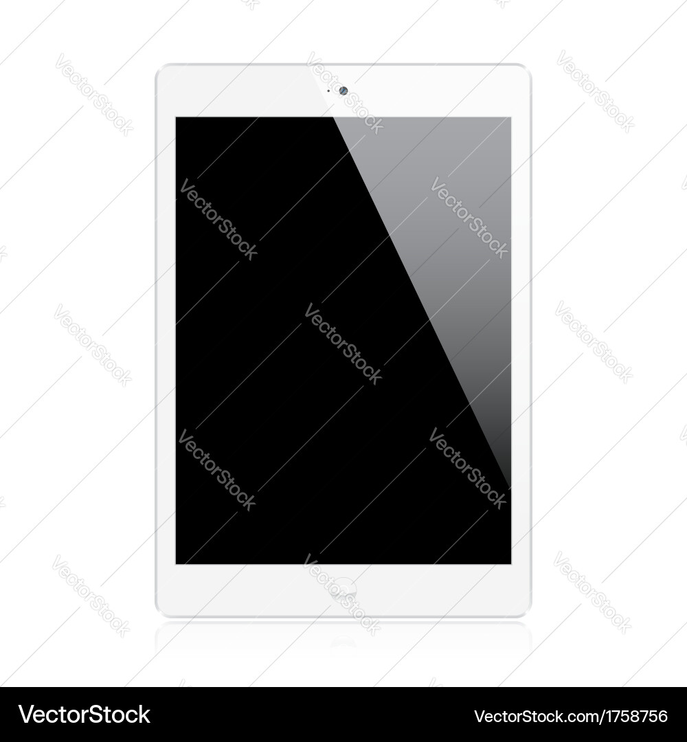 Realistic tablet Royalty Free Vector Image - VectorStock