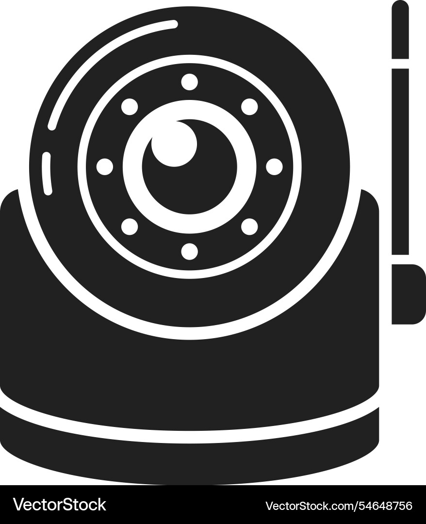 Video surveillance camera equipment Royalty Free Vector