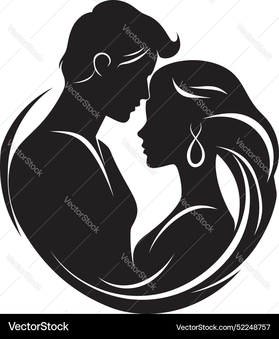 Intimate allure black icon design for seductive Vector Image