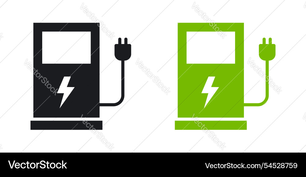 Charging station icon Royalty Free Vector Image