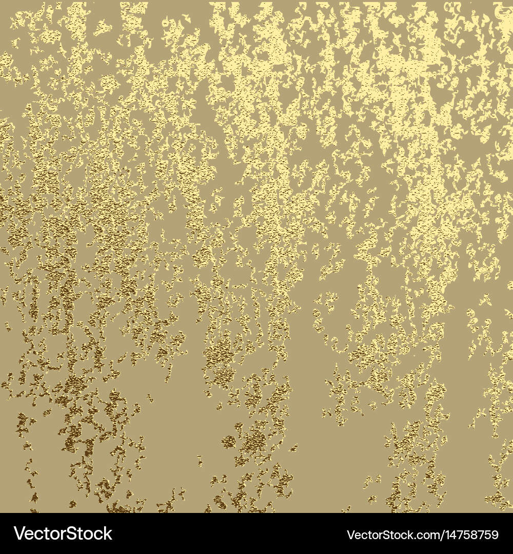 Golden Patina Grunge Texture Royalty Free Vector Image