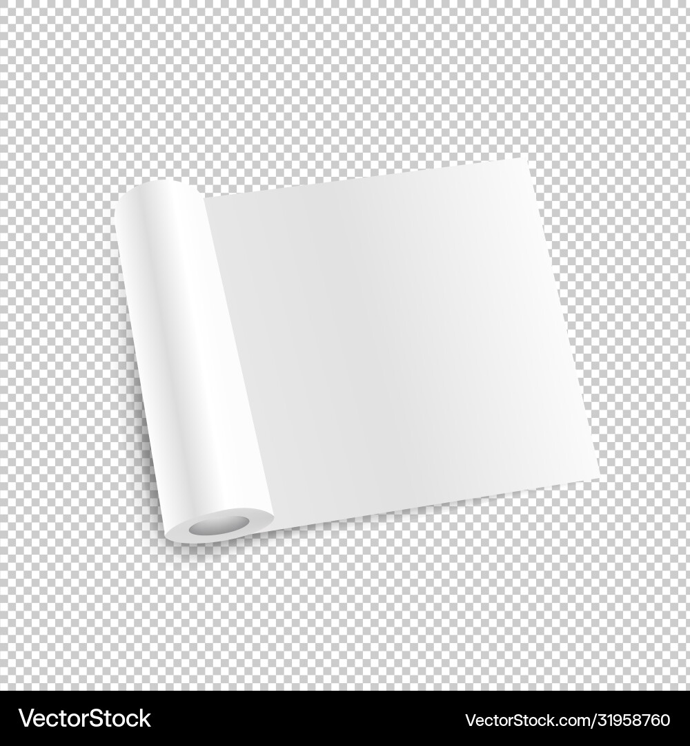 Booklet template mockup isolated transparent Vector Image