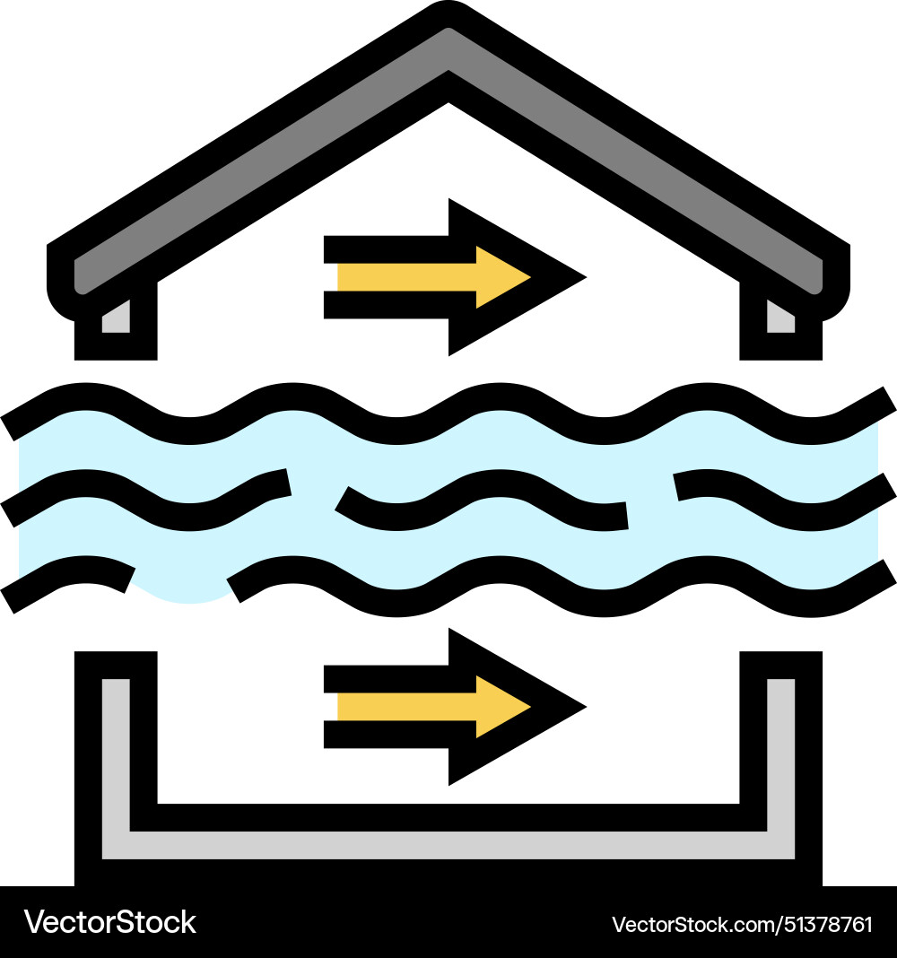Air change per hour ach color icon Royalty Free Vector Image