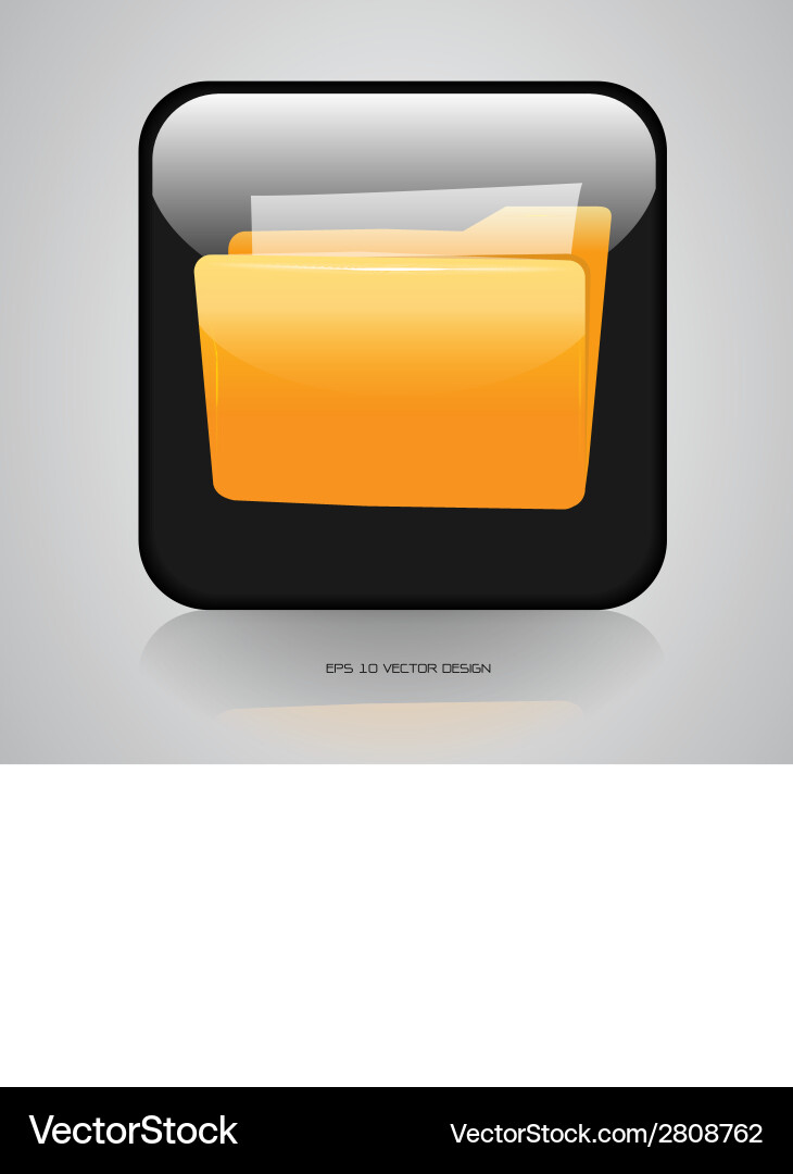 Folder Icon Collection Royalty Free Vector Image