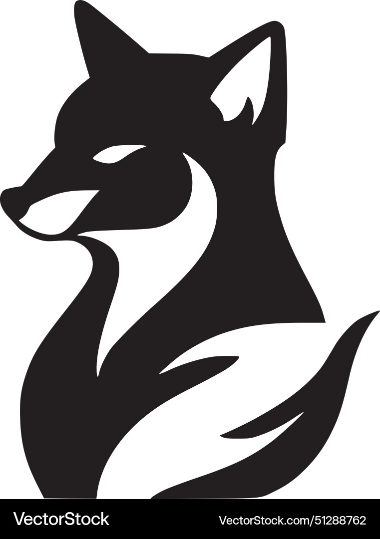 Fox - high quality logo ideal for t-shirt Vector Image
