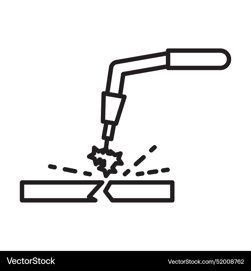 Industrial welding tool icon ideal Royalty Free Vector Image