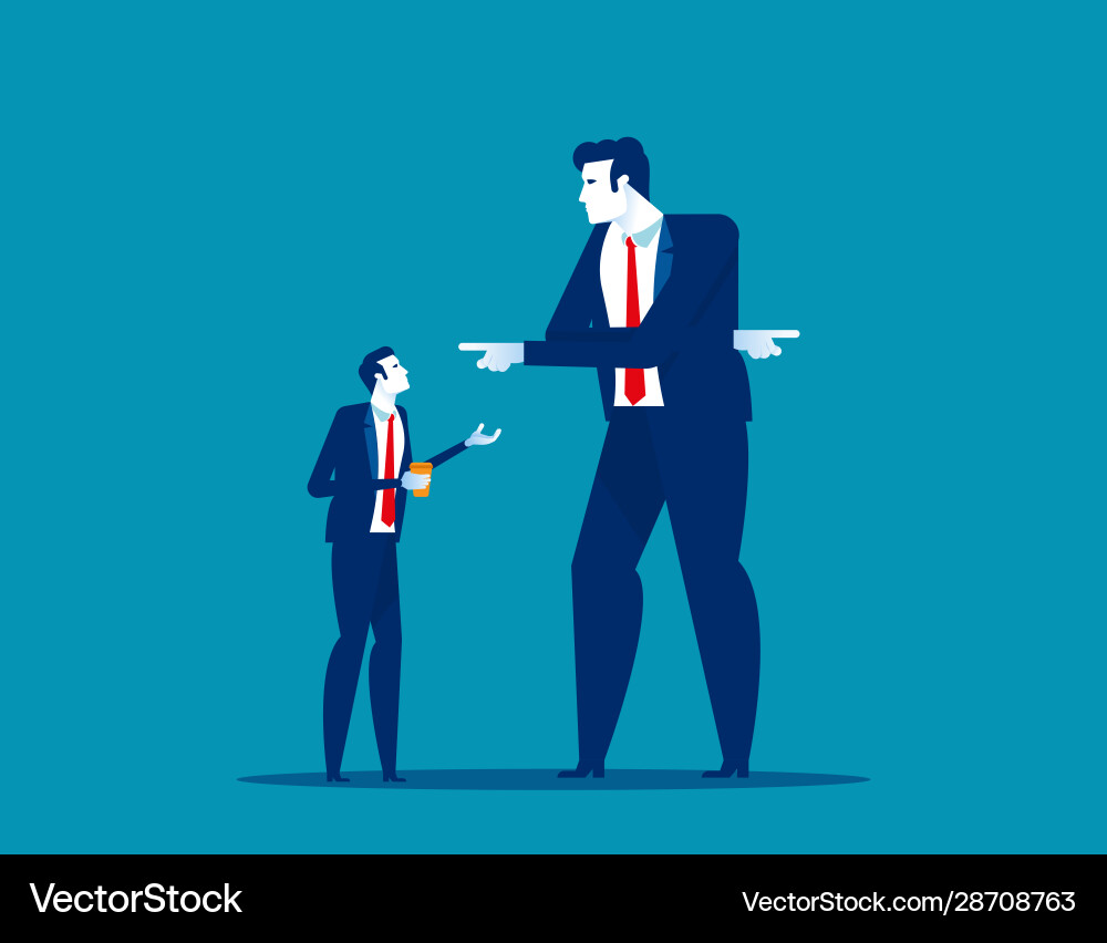 Business people with direction and vision concept Vector Image
