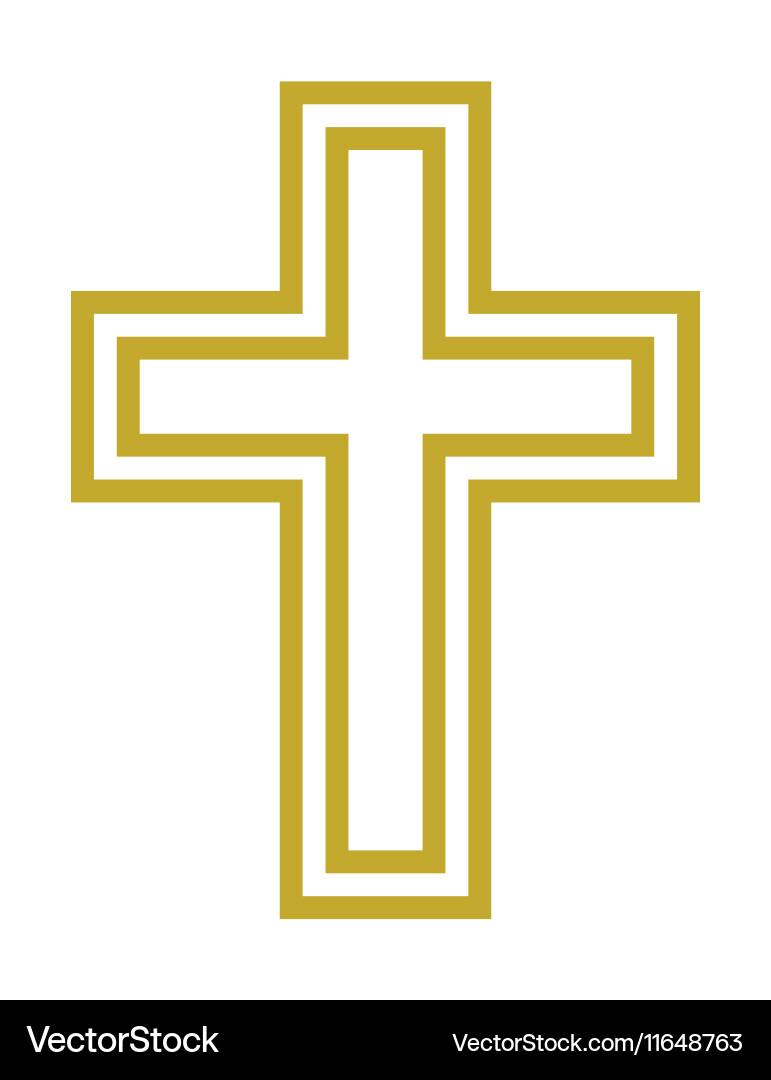 Cross icons Royalty Free Vector Image - VectorStock